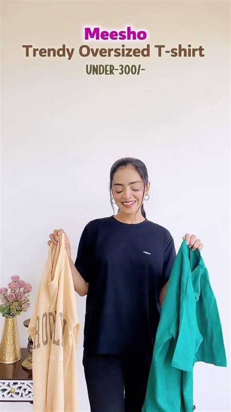 Meesho Haul Oversized T Shirts Under 200 In 2025 Oversized Shirt
