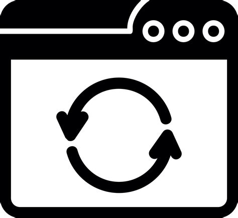 Web Refresh Vector Icon 21087480 Vector Art At Vecteezy