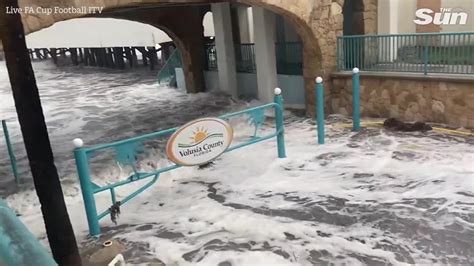 Hurricane Nicole Makes Landfall Along Floridas East Coast