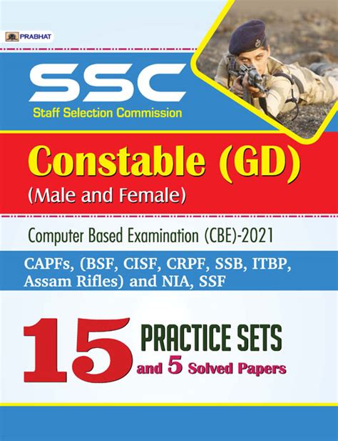 SSC STAFF SELECTION COMMISSION CONSTABLE GD MALE AND FEMALE