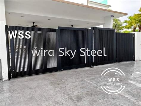 19 Premium Series Aluminium Trackless Folding Gate Selangor Malaysia