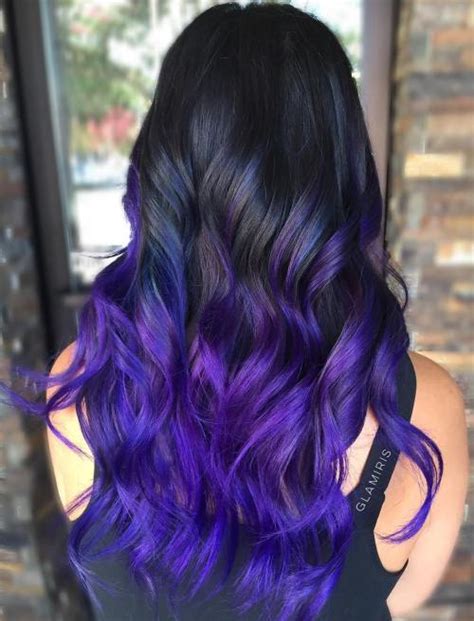 Purple Ombre Hair Ideas Plum Lilac Lavender And Violet Hair Colors