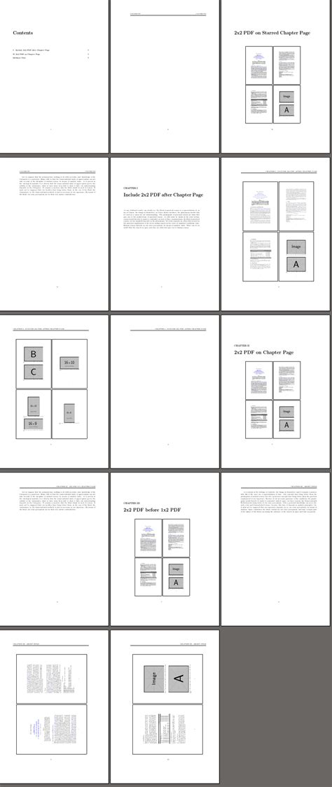 Graphics Include Multiple Pdf Pages On Single Sheet Tex Latex