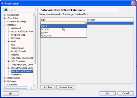 creating user defined extensions