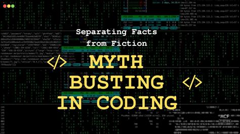 codingmyths mythbusting programmingfacts developercommunity