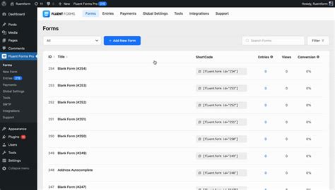 超级好用的 Wordpress 表单插件 Fluent Forms Wordpress大学