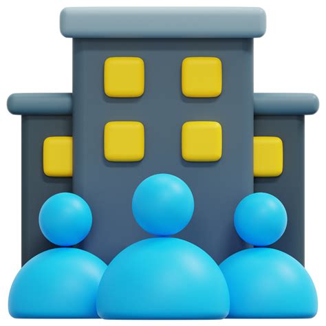 Company 3d Render Icon Illustration 21615726 Png