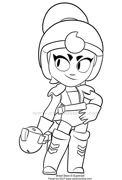 Desenho De Janet 07 De Brawl Stars Para Colorear Porn Sex Picture