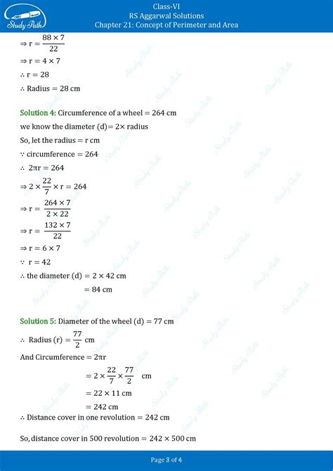 Rs Aggarwal Class 6 Solutions Chapter 21 Exercise 21b Concept Of