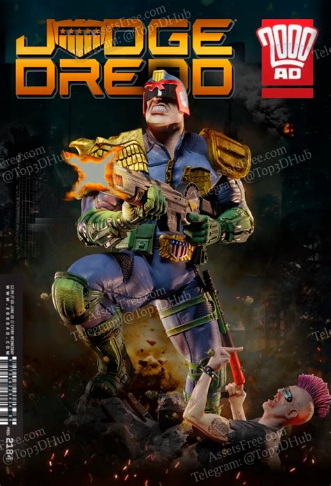 Judge Dredd 3d Print Model Download Free