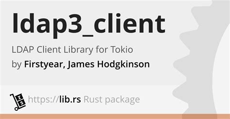 Ldap3client — Rust Auth Library Librs