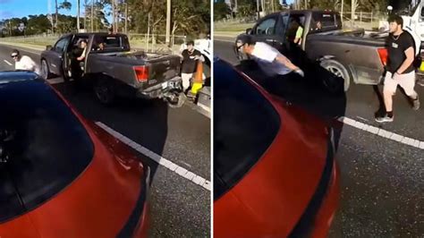 Tesla Driver Shares Video After Road Rage Incident Involving Four Men