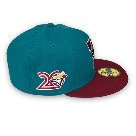 New Era Toronto Blue Jays Aquaburgundy 20th Anniversary 59fifty Fitte
