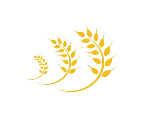Agriculture Wheat Logo Template Vector Icon Design 583544 Vector Art At