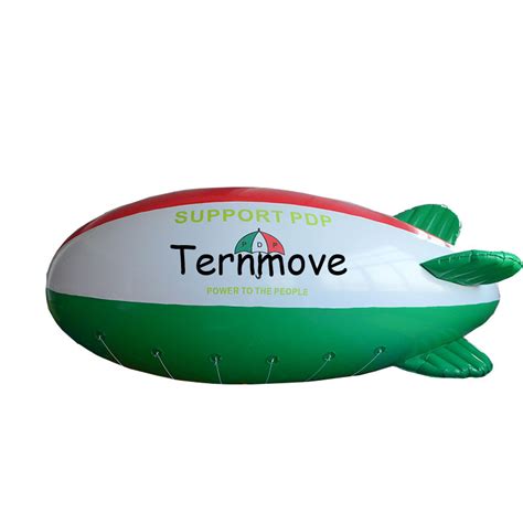 Promotional Pvc Helium Blimp Balloon Inflatable Advertising Zeppelin