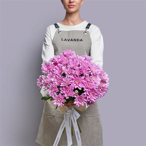Розовые хризантемы для вазы - купить с доставкой в Омске - LAVANDA