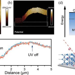 A Kelvin Probe Force Microscopy KPFM Surface Potential Image Of SnO2