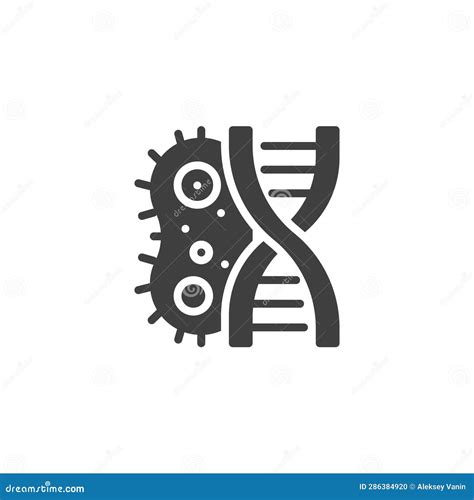 Bacterial Dna Vector Icon Stock Vector Illustration Of Graphics