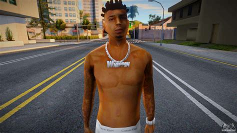 Shirtless Homie For Gta San Andreas