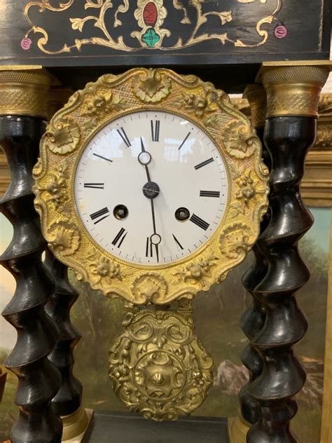 Proantic Pendule portique époque Napoléon III