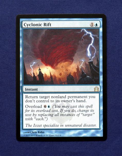Cyclonic Rift From Return To Ravnica Rtr Mtg Proxy Magic Cardplus