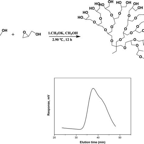 Synthesis Route Of HPG And GPC Elution Curve Of HPG Download Scientific Diagram