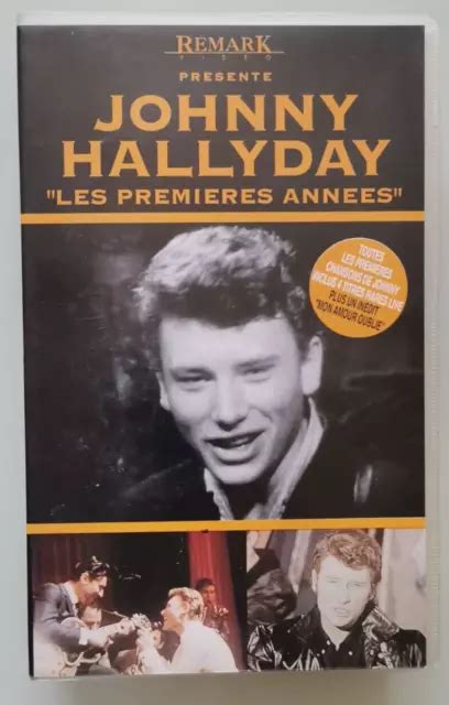 K7 VHS DVD JOHNNY HALLYDAY Les Premières Années Scopitones Très