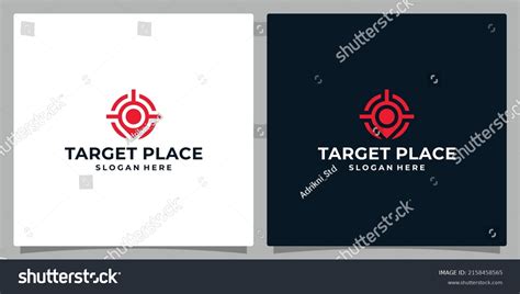 Target Logo Template Design Pin Location Stock Vector Royalty Free 2158458565 Shutterstock
