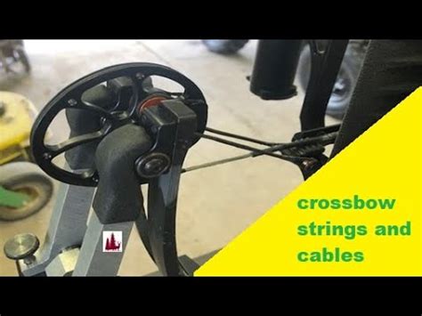 Changing Crossbow String And Cables For The First Time YouTube