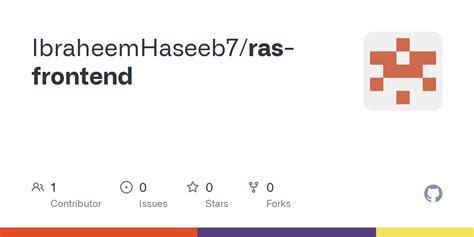 GitHub IbraheemHaseeb Ras Frontend