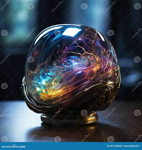 Gleaming Pulsar Pod A Mesmerizing Digital Artwork Capturing Otherworldly Beauty And Disturbing