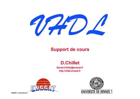 Vhdl Cours Ppt