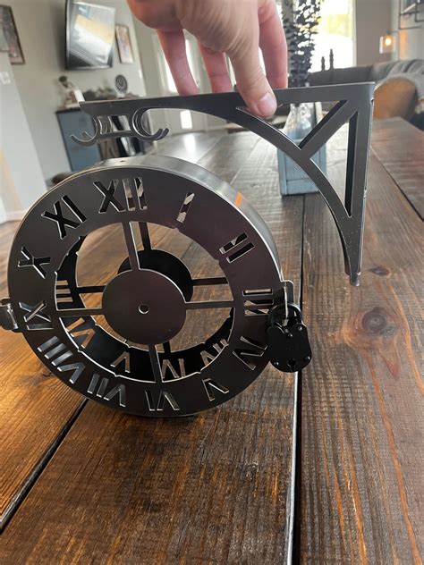 2 Sided Industrial Clock Dxf And Svg Files Plasma Or Laser Etsy