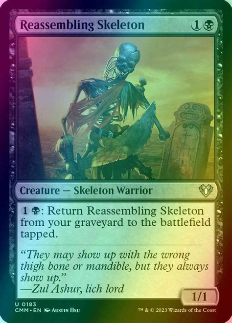 Reassembling Skeleton [183] [commander Masters] [foil] Face To Face Games