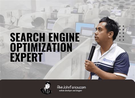 Expert Seo Solutions In The Philippines Alvin John Ferias