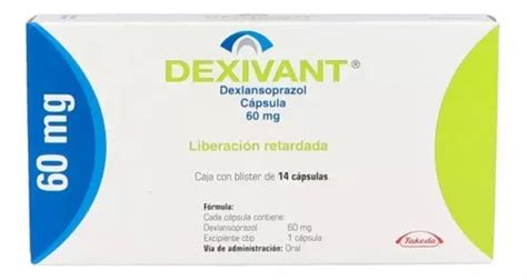 Dexivant 60 Mg Caja Con 14 Cápsulas Liberación Prolongada Envío gratis