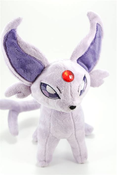 Standing Espeon Plushie Pokemon Plush Handmade Stuffed