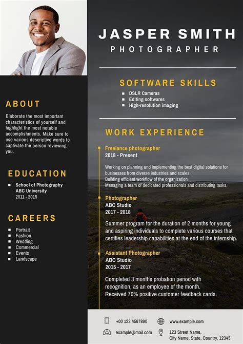 Professional Cv Template Professionals And Free Photo Rawpixel