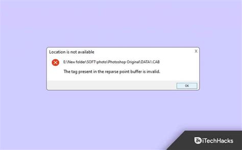 7 Ways To Fix Tag Present In The Reparse Point Buffer Is Invalid 2024