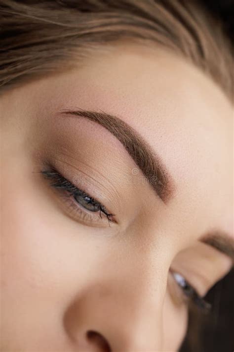 Beautiful Girl Permanent Eyebrow Makeup Correction The Second Pmu