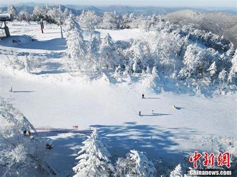 吉林北大湖高山雾凇幻美如画 苍雁 照片 无人机