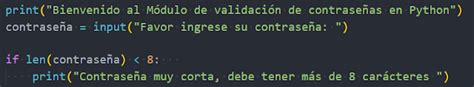 Módulo De ValidaciÓn Contraseñas De Usuario En Python 🐍