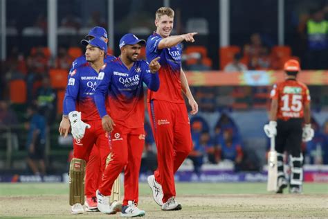 Ipl 2024 लगातार 6 हार के बाद जीत की पटरी पर लौटी Rcb हैदराबाद को घर