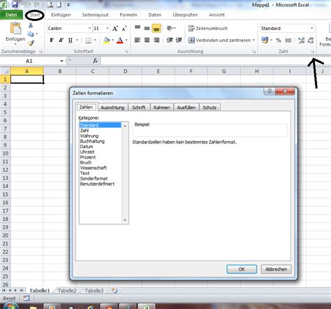 Excel Zellen Formatieren