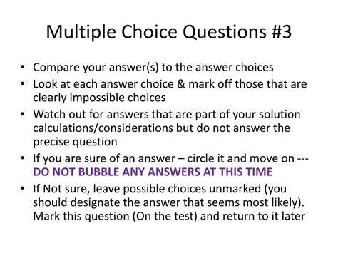 Most Common Answer On Multiple Choice How To Answer The Mult