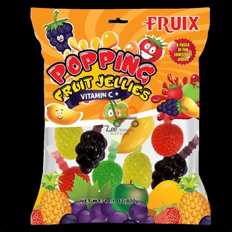 Fruix Popping Fruit Jelly 24/8ct 400g
