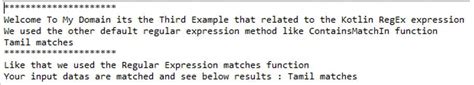 kotlin regex how regex works in kotlin with examples