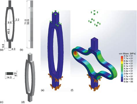 Technical Drawing Of A Unit Cell In The Perspectives A Front View Download Scientific