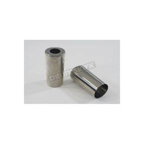 V Twin Manufacturing Hard Chrome 41mm Fork Slider Assembly Wpolished