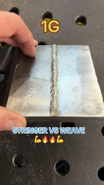 Stringer Welds Vs Weave Happy Welding Welding Weldingschool Weldernation Stickwelding Smaw